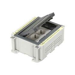 Kit caja pared superficie-empotrar 4 elementos dobles Simon 500 Cima 51000401-030 — Rehabilitaweb